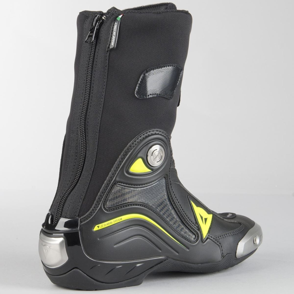 Bota Dainese Axial D1 Preto/Amarelo Fluor - Grid Motors