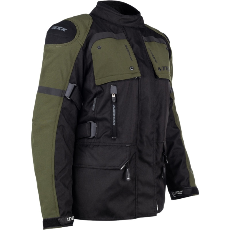 Jaqueta Texx Armor Preto/Verde (Feminina) - Grid Motors