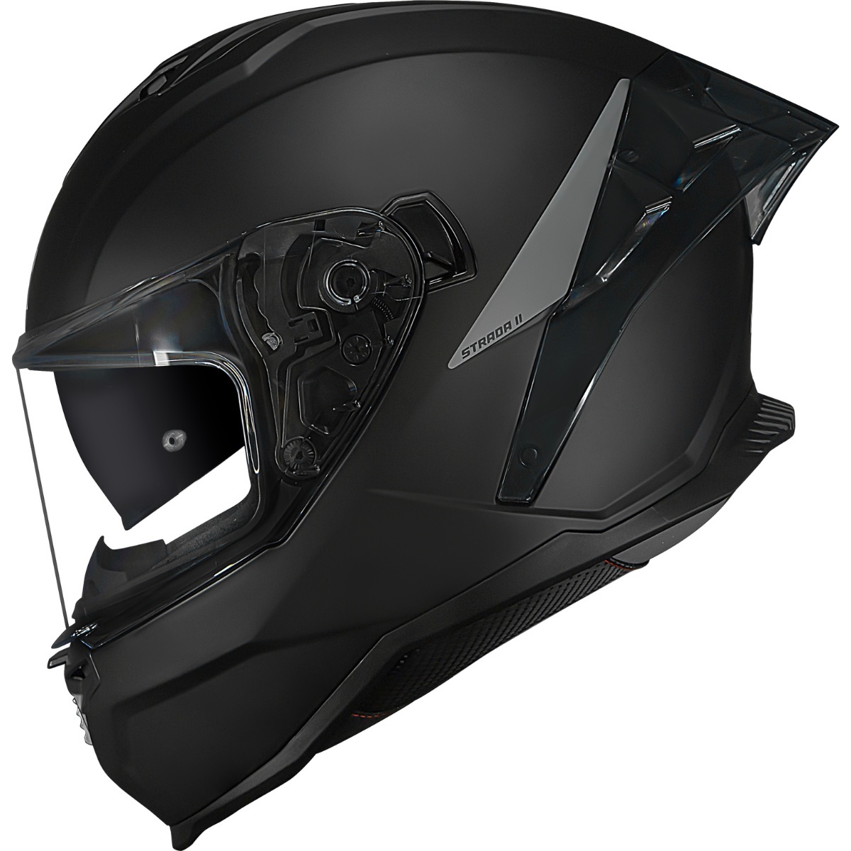 Capacete Norisk Strada 2 Monocolor - Preto Fosco - Grid Motors
