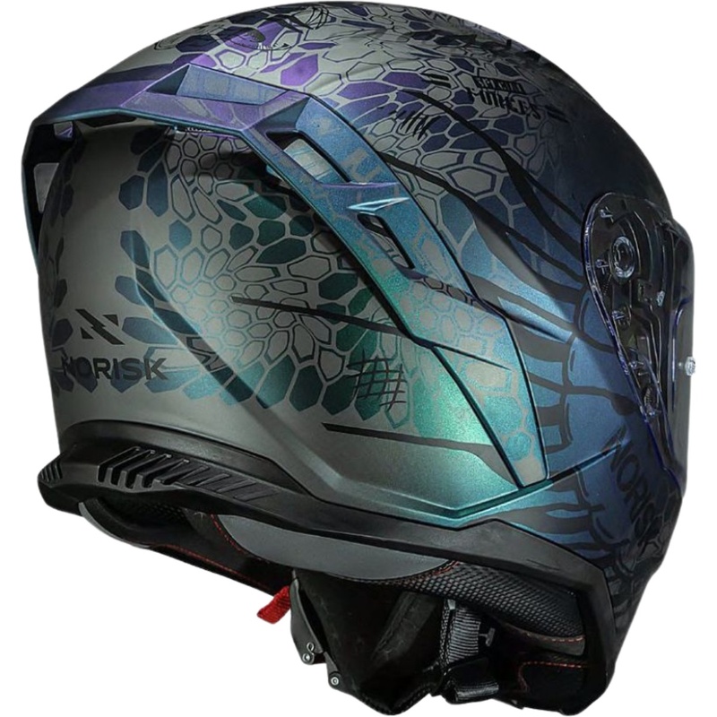 Capacete Norisk Strada 2 Cobra - Roxo - Grid Motors