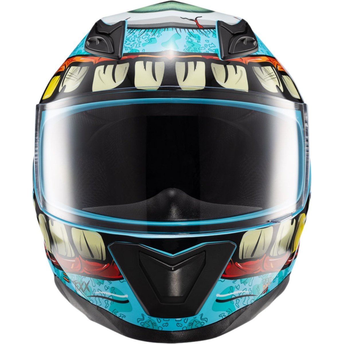 Capacete Texx Hawk ORC - Azul Turquesa - Grid Motors