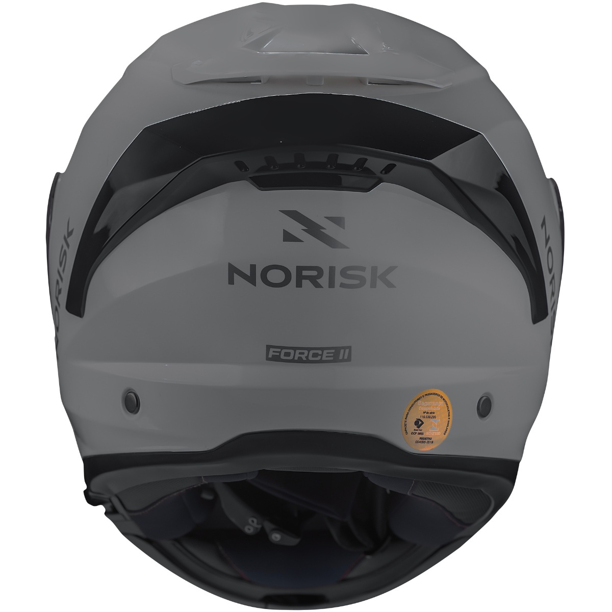 Capacete Norisk Force 2 Articulado Monocolor - Cinza Nardo