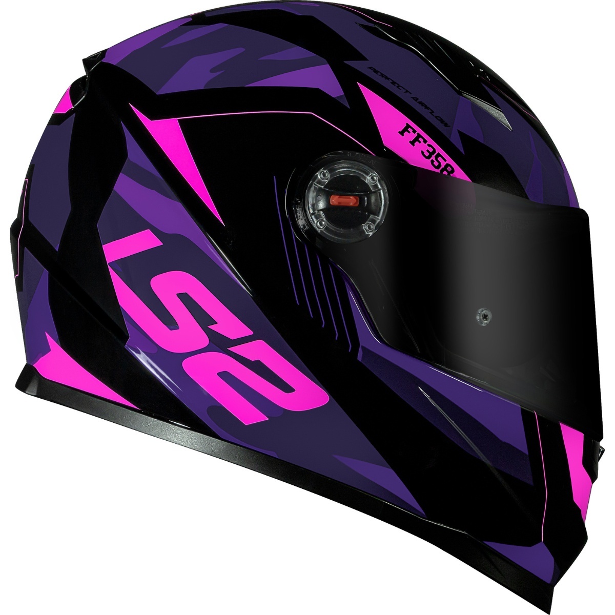 Capacete LS2 FF358 Tank - Rosa/Roxo/Preto - Grid Motors