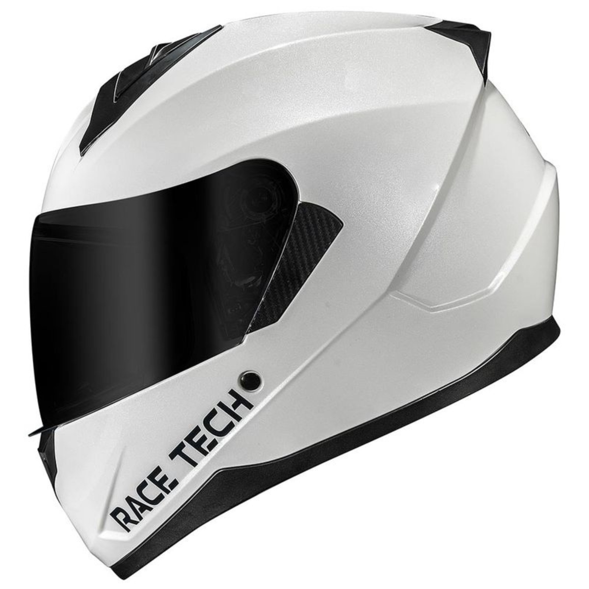 Capacete Race Tech Sector Monocolor - Branco - Grid Motors