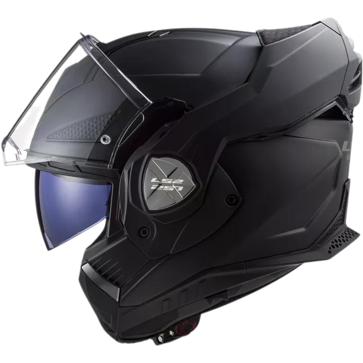 Capacete LS2 Advant X FF901 Monocolor - Preto Fosco (Articulado) - Grid ...