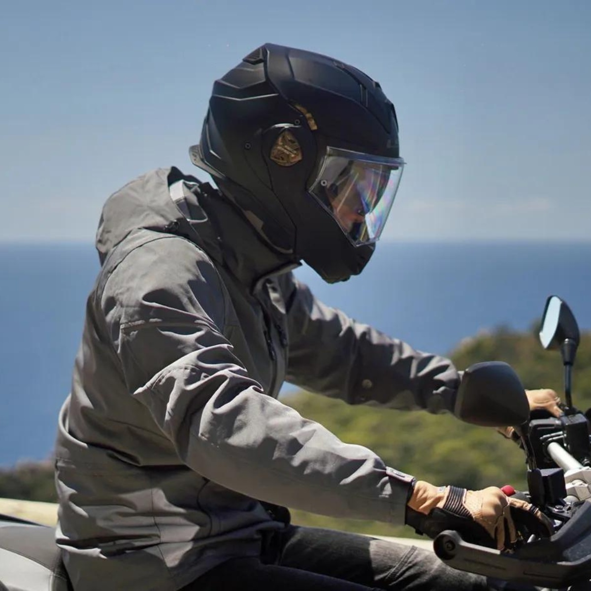 Capacete LS2 Advant X FF901 Monocolor - Preto Fosco (Articulado) - Grid ...