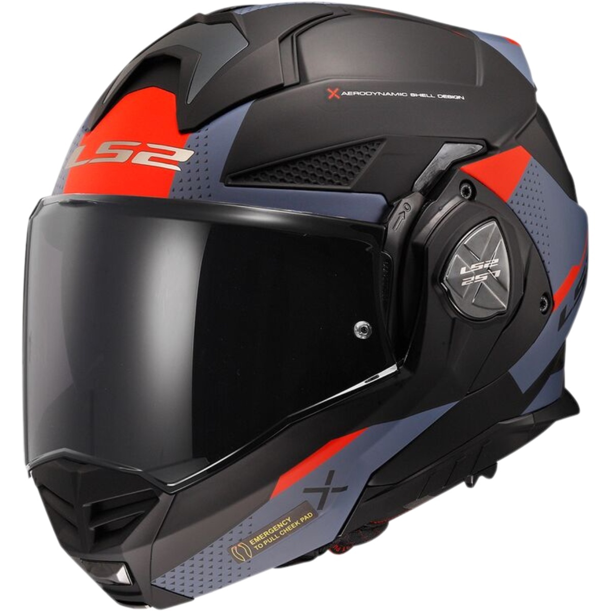 Capacete LS2 Advant X FF901 Oblivion - Preto/Azul Fosco (Articulado ...