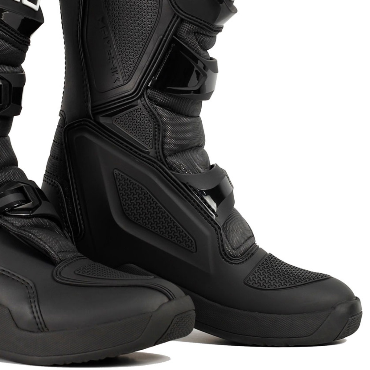 Bota FLY Racing Maverick LT - Preto/Branco - Grid Motors
