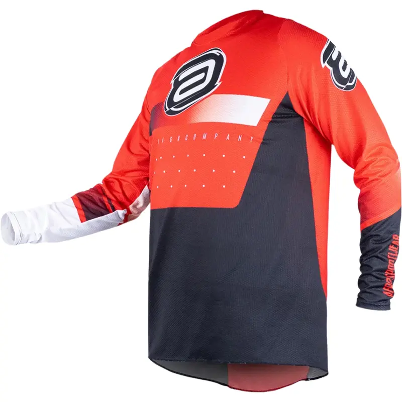 Camisa ASW Vented Gradient - Vermelho/Preto - Grid Motors