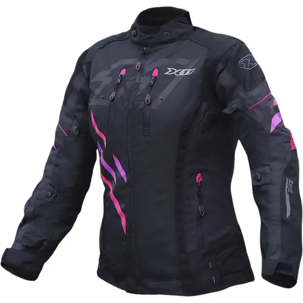 Jaqueta X11 Iron 3 Sporadic Rosa/Roxo (Feminina) - Grid Motors