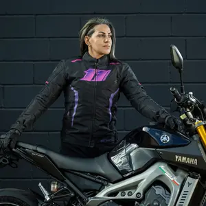 Jaqueta X11 One Sport Sporadic Rosa/Roxo (Feminina) - Grid Motors