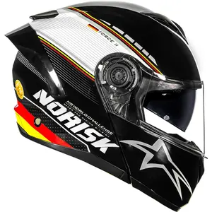 Capacete Norisk Force 2 Grand Prix Alemanha - Branco/Preto/Amarelo ...