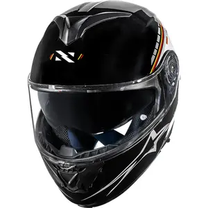 Capacete Norisk Force 2 Grand Prix Alemanha - Branco/Preto/Amarelo ...