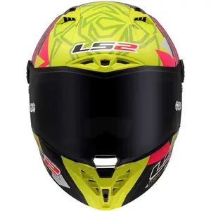 Capacete LS2 Thunder Carbon GP Aero Fermín Aldeguer - Amarelo/Rosa ...