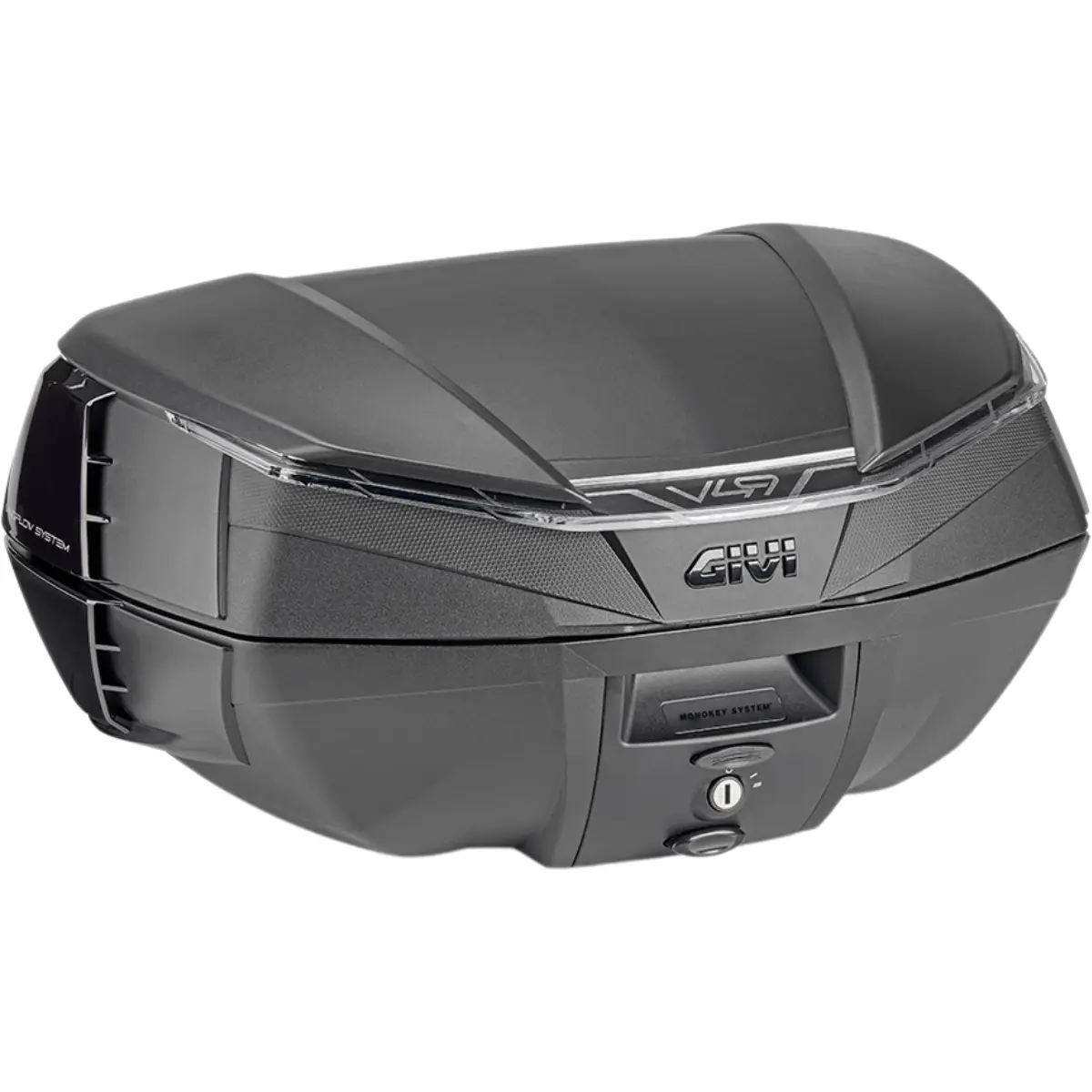 Baú / Bauleto Givi V49NB Air Monokey Preto/Fumê - 49 Litros - Grid Motors