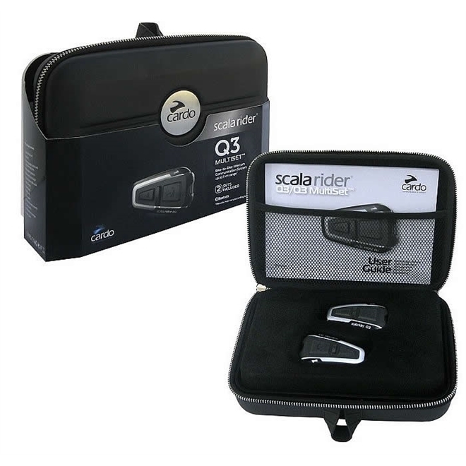 Intercomunicador de Capacete Cardo Scala Rider Q3 - Grid Motors