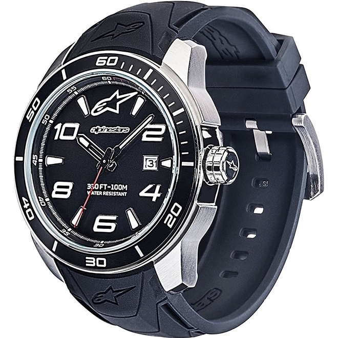 Relógio Alpinestars Tech Watch Prata Silicone - Grid Motors
