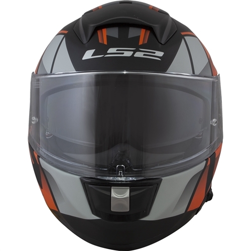 Capacete LS2 Vector FF397 Evo Kripton Preto/Laranja/Cinza Fosco (Tri ...