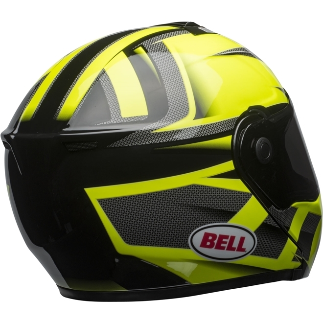 Capacete Bell SRT Modular Predator Hi Viz Verde/Preto - Articulado ...