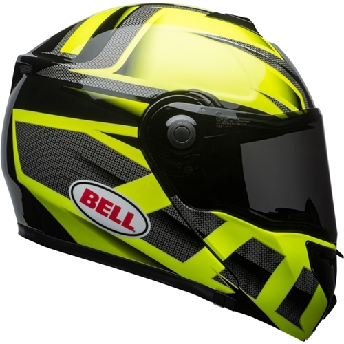Capacete Bell SRT Modular Predator Hi Viz Verde/Preto - Articulado ...