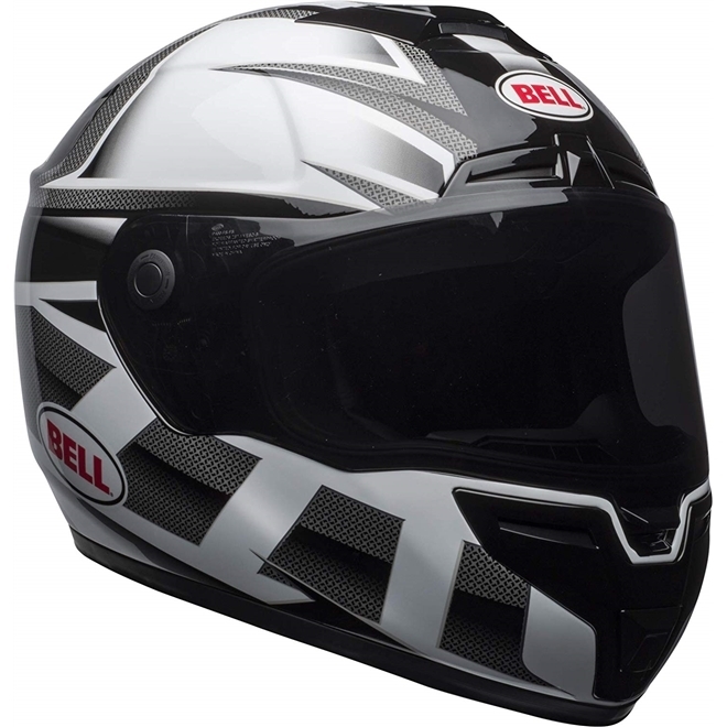 Capacete Bell SRT Predator Branco/Preto - Grid Motors