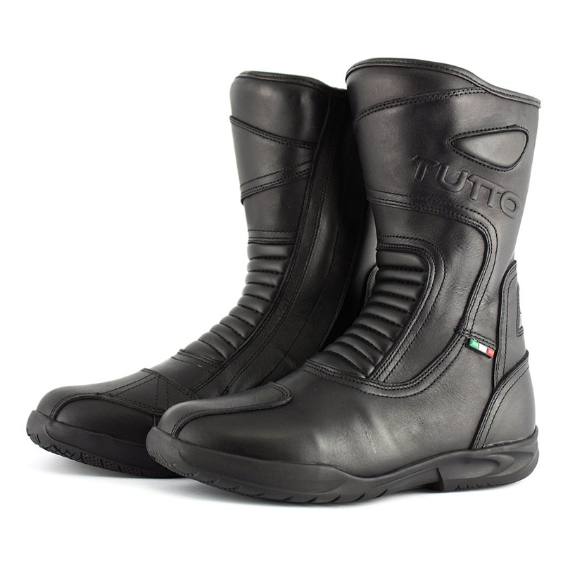 Bota Tutto Moto Evolution Cano Longo Preta (100% Impermeável)