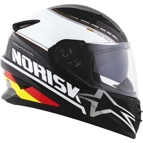 Capacete Norisk FF302 Grand Prix Alemanha (Viseira Solar) - Grid Motors