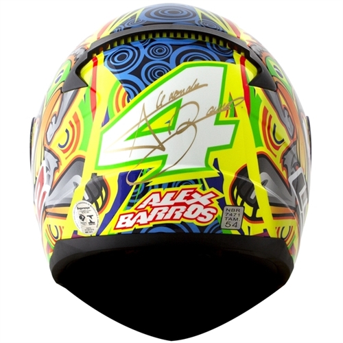 Capacete LS2 FF353 Rapid Alex Barros Amarelo Brilho - Grid Motors