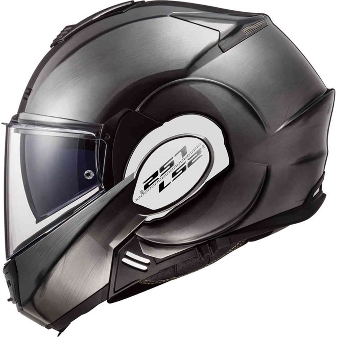 Capacete LS2 FF399 Valiant Jeans Titanio Brilho - Grid Motors