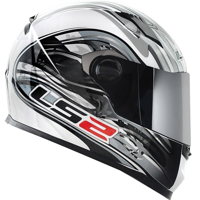 Capacete LS2 FF358 Burn Cinza - Grid Motors