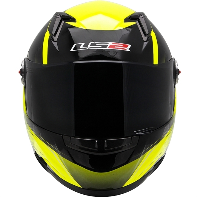 Capacete LS2 FF358 Iron Amarelo - Grid Motors