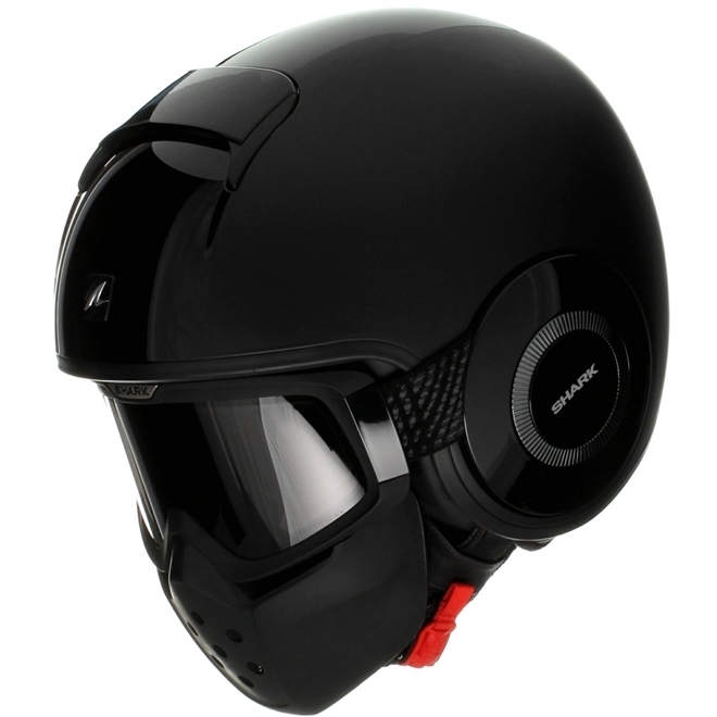 Capacete Shark Raw Dual Matt Black - Grid Motors