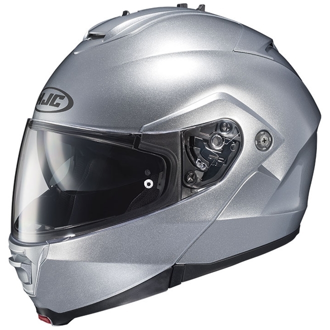 Capacete HJC Articulado IS-MAX II (Robocop) Prata - Grid Motors