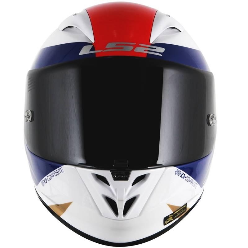 Capacete LS2 FF323 Arrow R Comet Branco/Azul/Vermelho - Grid Motors