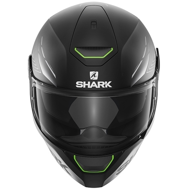 Capacete Shark Skwal LED Matador Matt KSW Branco/Cinza - Grid Motors