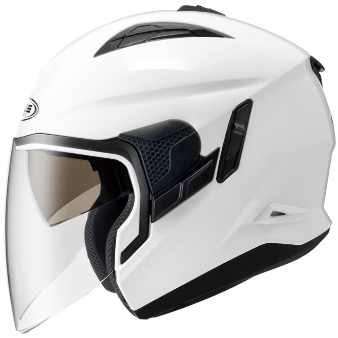 Capacete Zeus 613 Modular 5 em 1 Branco - Grid Motors