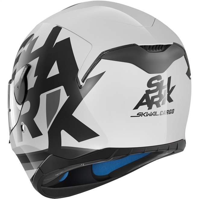 Capacete Shark Skwal LED Cargo WKS Branco/Prata - Grid Motors