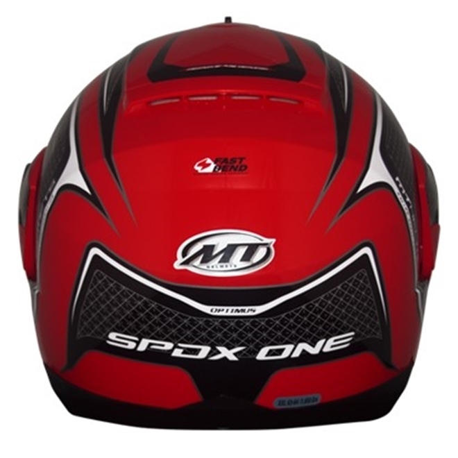 Capacete MT Optimus SV Articulado SPDX - Vermelho/Preto (ROBOCOP ...