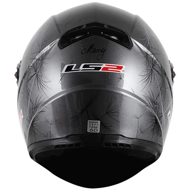 Capacete LS2 FF358 Breeze Preto/Cinza - Grid Motors