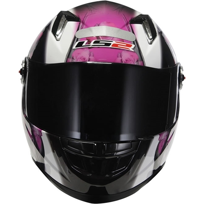 Capacete LS2 FF358 Flowers Rosa - Grid Motors