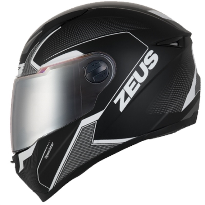 Capacete Zeus 811 Evo Speedster AL6 Preto/Cinza - Grid Motors