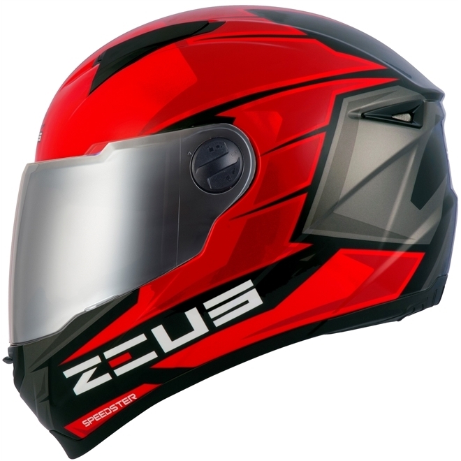 Capacete Zeus 811 Evo Speedster Vermelho - Grid Motors