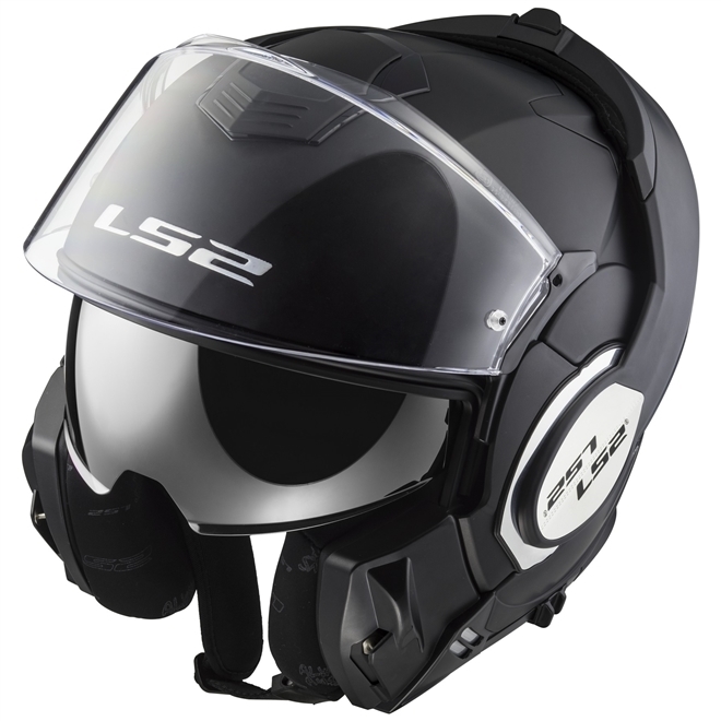 Capacete LS2 FF399 Valiant - Preto Fosco - Grid Motors