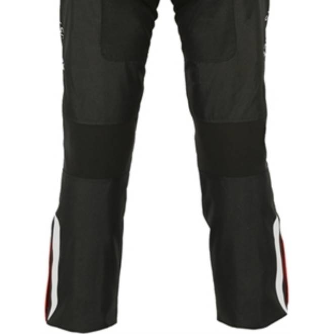 Calça LS2 Chart Lady Preto/Vermelho (Impermeável/Feminina) - Grid Motors