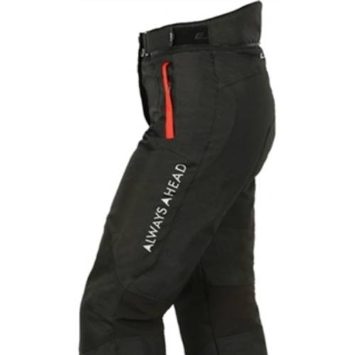 Calça LS2 Chart Lady Preto/Vermelho (Impermeável/Feminina) - Grid Motors