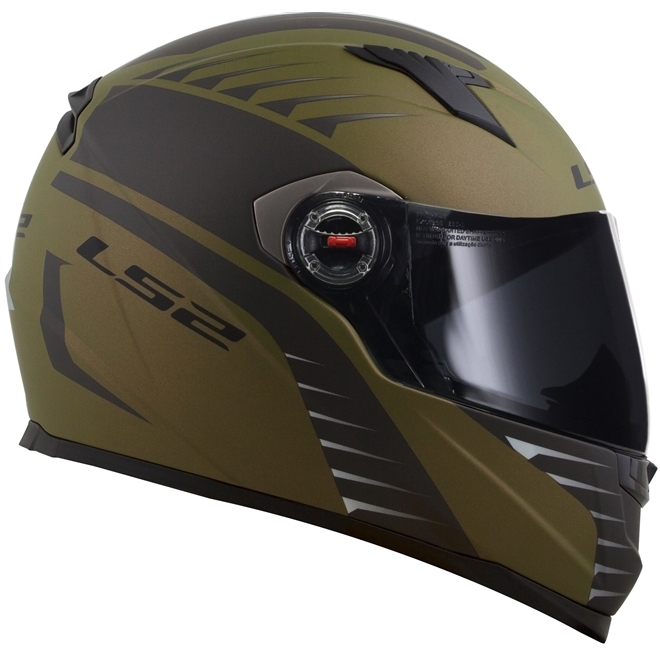 Capacete LS2 FF358 Air Fighter - Preto/Verde Fosco - Grid Motors