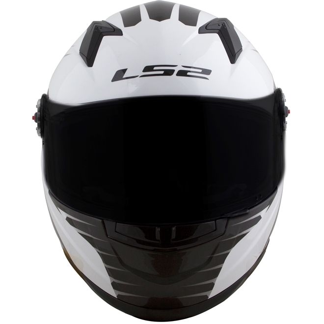 Capacete LS2 FF358 Air Fighter - Branco/Preto Fosco - Grid Motors
