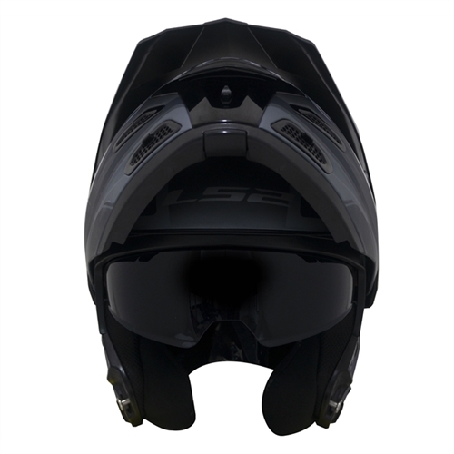 Capacete LS2 Metro Evo FF324 Articulado Era Cinza/Titanium Fosco - Grid ...
